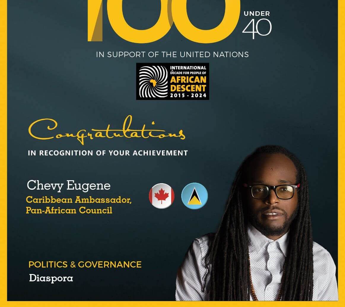Chevy Eugene Recognised as Top 100 Most Influential Under 40 - Pan ...
