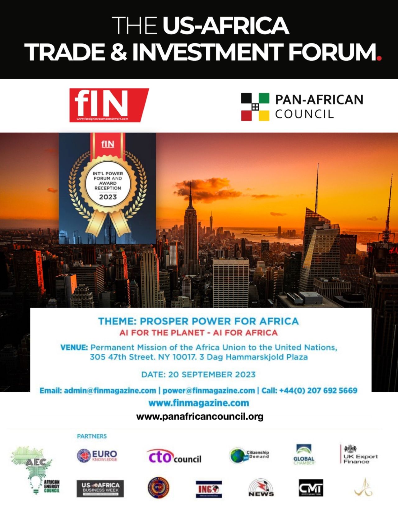 Second Edition of the US-Africa Trade & Investment Forum at UNGA - Pan ...